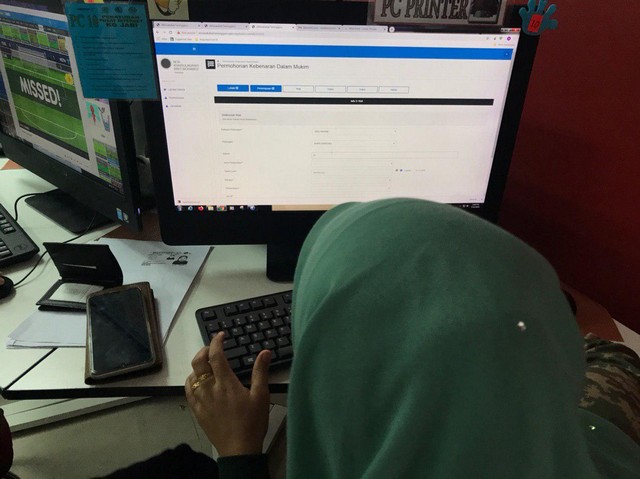 Pengisian Borang Nikah Secara Atas Talian – NADI Kampung Jabi, Jabi